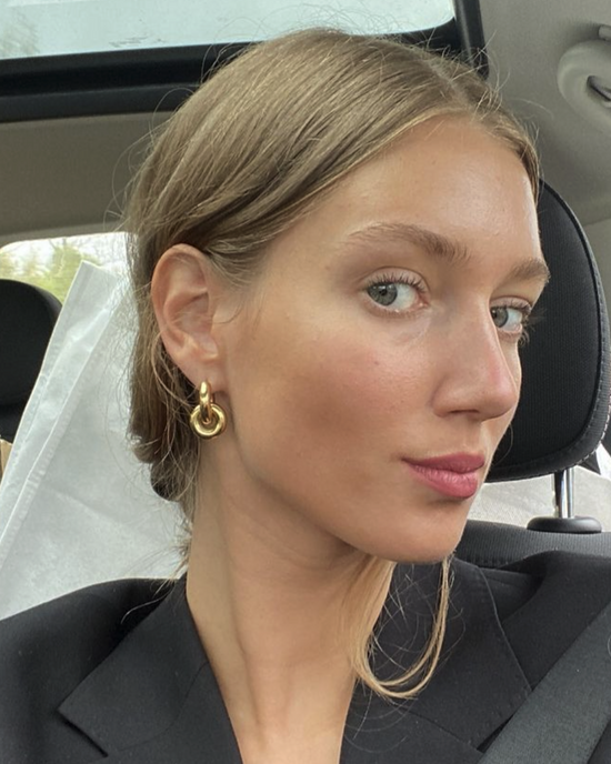 The Esther Earrings in gold or silver | LIÉ STUDIO