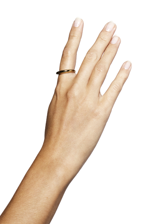 The Nanna Ring in gold or silver | LIÉ STUDIO